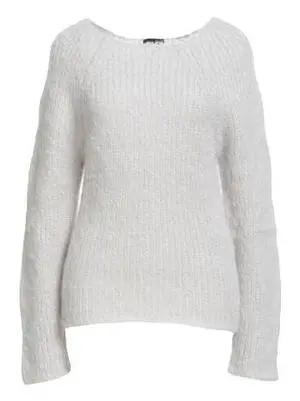 Giorgio Armani Neve Sweater Light Mohair Wool Alpaca Wool - Grey