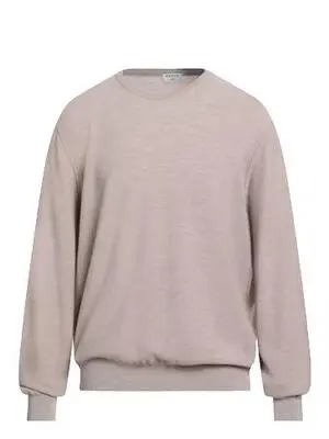 GALLIA Merino Wool Sweater - Beige