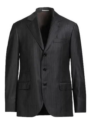 Brunello Cucinelli Blazer Charcoal Size Virgin Wool - Grey