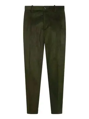 NINE:INTHE:MORNING Corduroy Straight-leg Trousers - Green