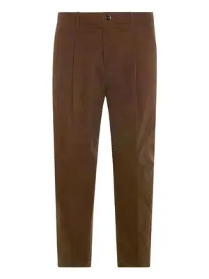 NINE:INTHE:MORNING Straight-leg Trousers - Brown
