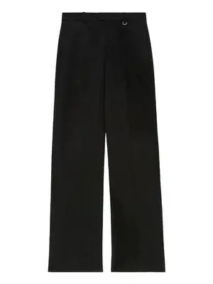 MARANT Donovan Pleated-front Trousers - Black