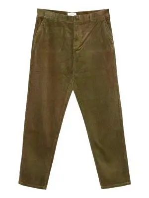 LES DEUX Corduroy Straight Leg Pants - Green