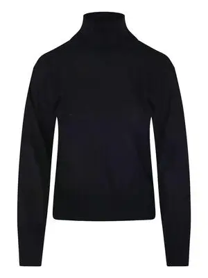 DANIELE FIESOLI Turtleneck Ribbed Knit - Blue