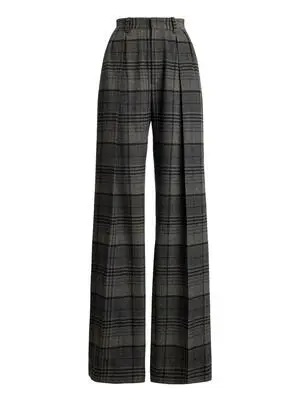 Ralph Lauren Plaid Trousers - Grey