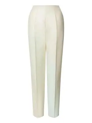 Alberta Ferretti Pressed-crease Tailored Trousers - Neutrals