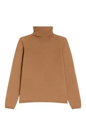 Max Mara Turtleneck Wool Sweater - Camel