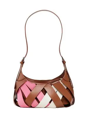 Desigual Faux Leather Shoulder Bag - Brown