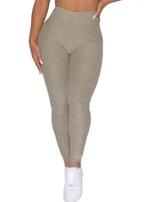 BOMBSHELL SPORTSWEAR V Butt Lift Leggings - Toasted Sugar