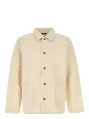 A.p.c. Kerlouan Denim Jacket Beige O Tan