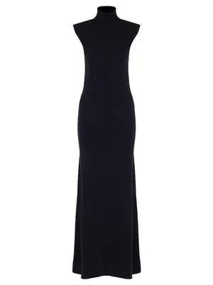 Zeynep Arçay X Camille Charriã¨re Cashmere Maxi Dress - Black