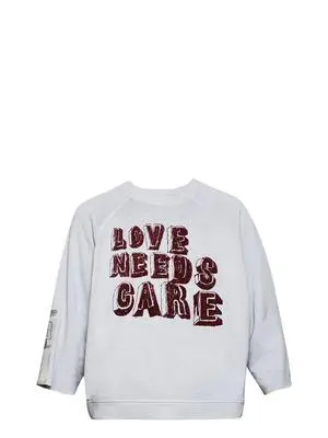 PALY Graphic Crewneck Sweatshirt - Blue