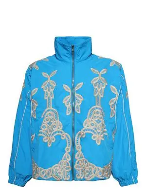 BLUEMARBLE Embroidered Track Jacket - Blue
