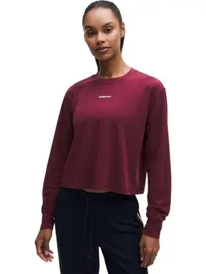 Lululemon Jersey Training Long-sleeve Shirt - Burgundy Bay