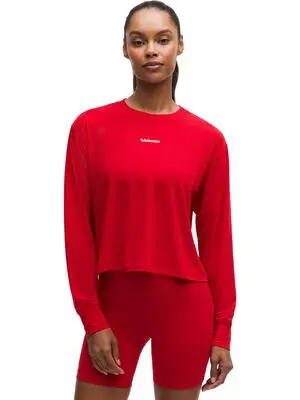 Lululemon Jersey Training Long-sleeve Shirt - Oxford Red