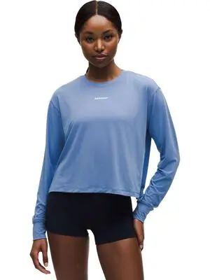 Lululemon Jersey Training Long-sleeve Shirt - Prep Blue