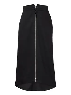 Moncler X Ee72 Edward Enninful Cotton Midi Skirt - Black