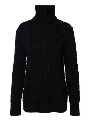 Moncler X Ee72 Edward Enninful Wool Sweater - Black