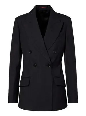 Gucci Double-breasted Wool Blazer - Grey