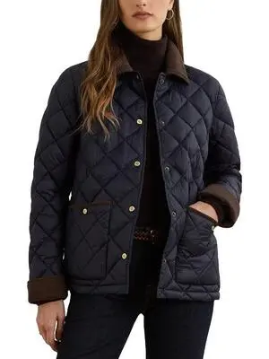 Ralph Lauren Diamond Quilted Jacket - Dk Navy