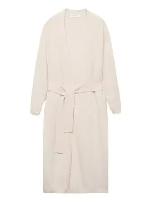 Mango Cashmere Long Cardigan - Off White