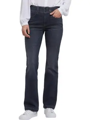 NYDJ Barbara High-waist Bootcut Jeans - Graphite Hill