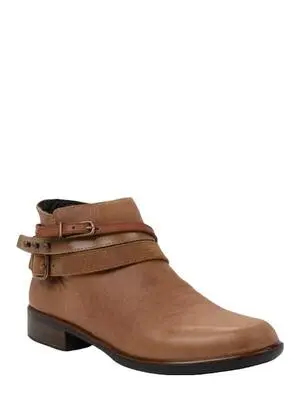 Naot Sumatra Buckled Booties - Latte/tawny/tan