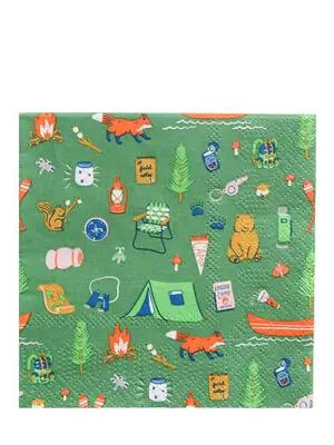 DAYDREAM SOCIETY Camp Explorer Patterned Large Napkins - Assorted Pre-pack