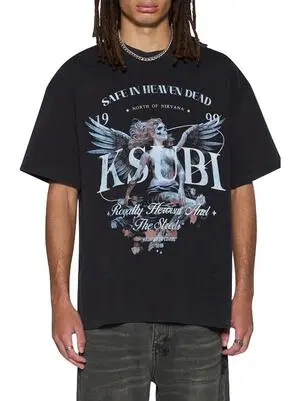 Ksubi Spirit Ekcess Graphic T-shirt - Charcoal