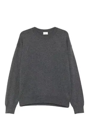 Saint Laurent Round-neck Cashmere Sweater - Grey