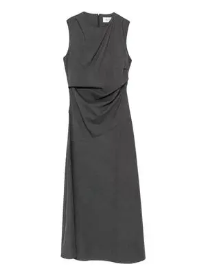 RÓHE Twisted Sleeveless Dress - Grey