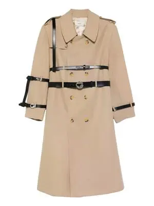 Coperni Belted Trench Coat - Neutrals