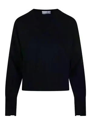 DANIELE FIESOLI V-neck Long Sleeve Sweater - Black