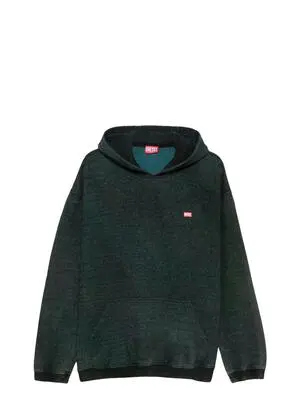 DIESEL Logo-patch Hoodie - Green