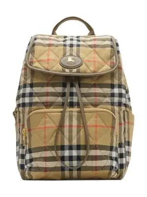 Burberry Quilted Check Backpack Multicolour