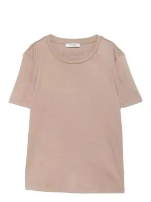 Max Mara Crew-neck T-shirt - Neutrals