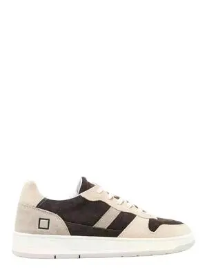 D.a.t.e. Panelled Low Top Sneakers Brown