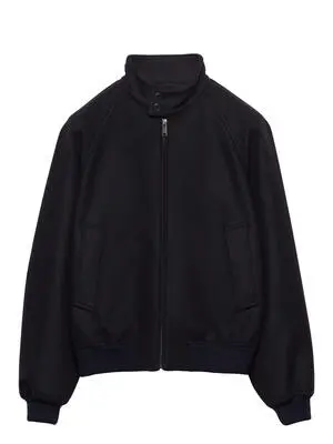 Prada Wool And Cashmere Jacket - Navy