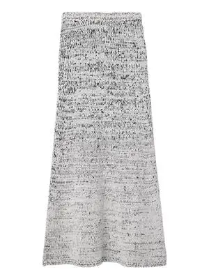 Proenza Schouler White Label Kerry Cotton-blend Maxi Skirt - Gray