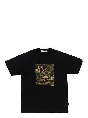 A BATHING APE Mixed 1st Camo Legacy Tee Shirt - Black
