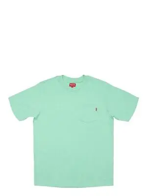 Supreme Pocket Tee Shirt - Heather Light Green