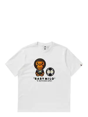 Adidas X Bape Ssl Milo Tee Shirt - White