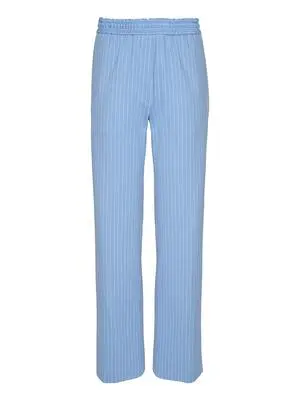 Oriane 1986 The Jogger Striped Straight-leg Pants - Blue