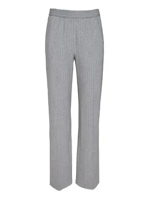 Oriane 1986 The Jogger Striped Straight-leg Pants - Grey