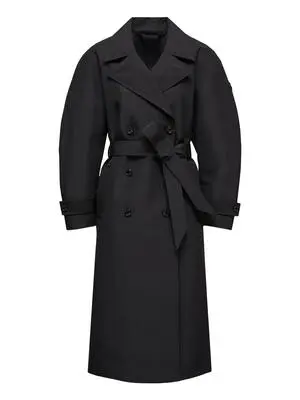 Moncler X Ee72 Edward Enninful Zake Long Trench Coat - Black