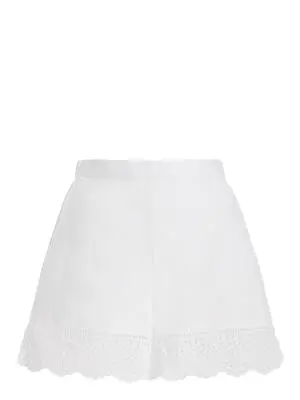 BY MALENE BIRGER Greta Eyelet Cotton Shorts