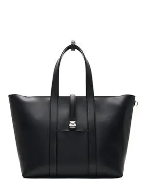 Moncler X Ee72 Edward Enninful Leather Tote Bag - Black
