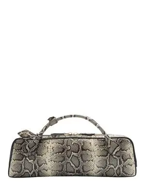 Alaïa Le Teckel Snakeskin Clutch - Animal