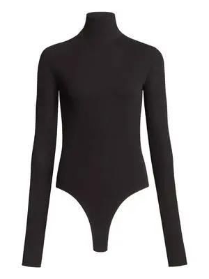 Alaïa Heart Cut-out Bodysuit - Black