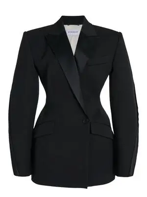 Givenchy Inside-out Cocoon Mini Blazer Dress - Black